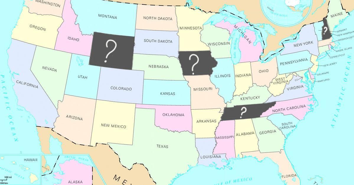 Which States Do You Always Forget Exist?
