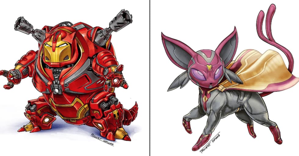 One Artist Transforms Pokémon Into Marvel Characters