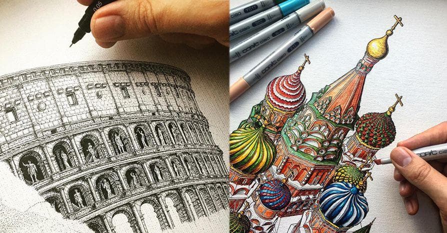 Artist Jeff Murray Creates Incredible Historical Landscapes