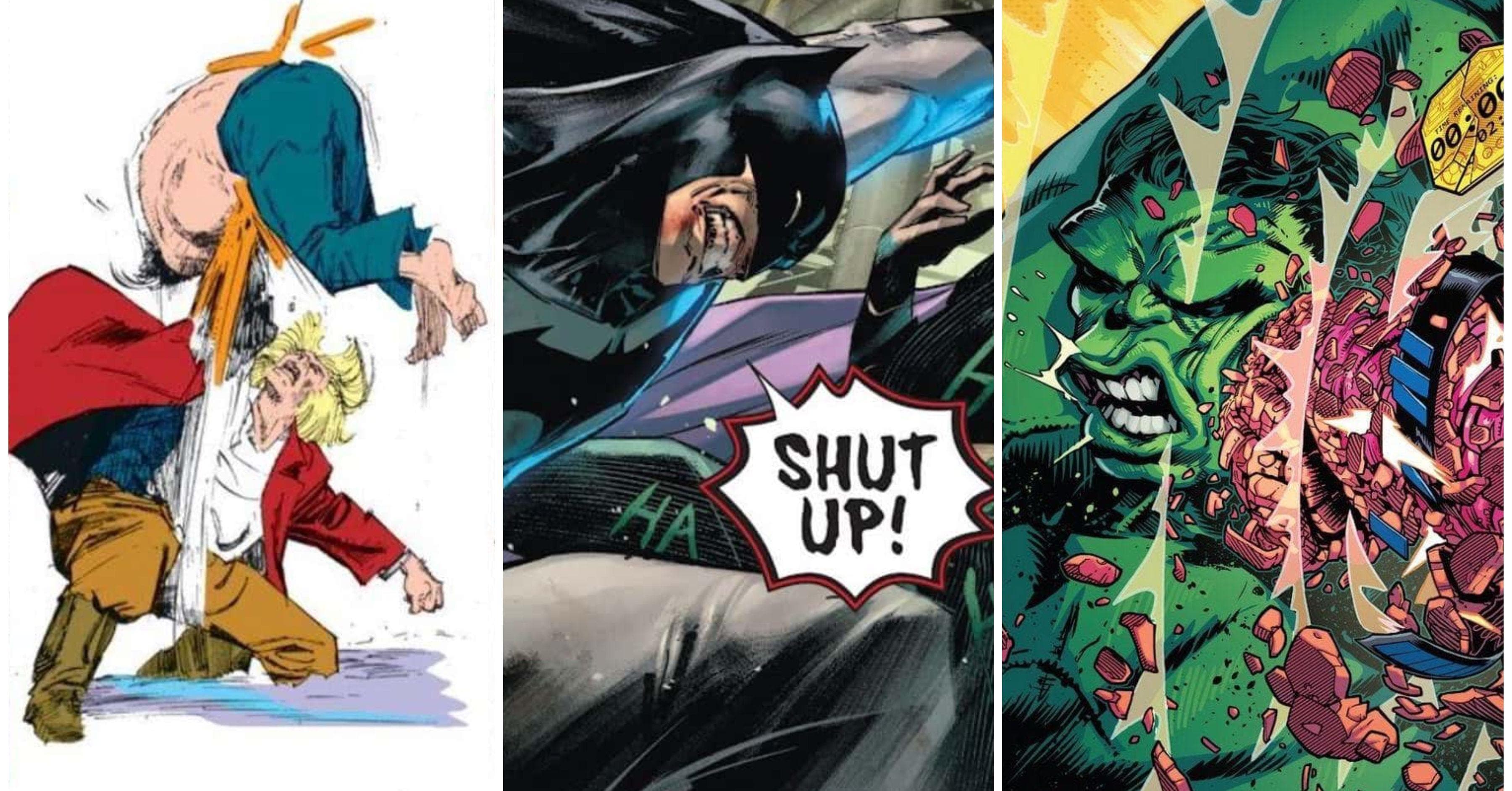 The Hardest Hitting Comic Book Grudge Matches