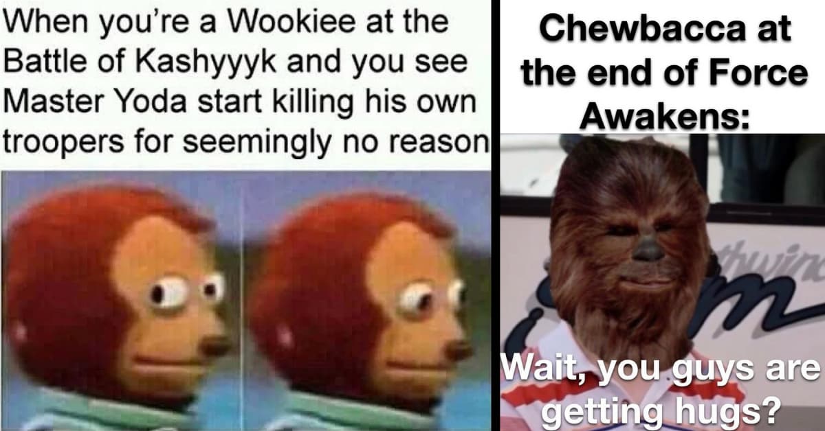 18 Wookiee Memes That'll Make You Laugh It Up Like A Fuzzball