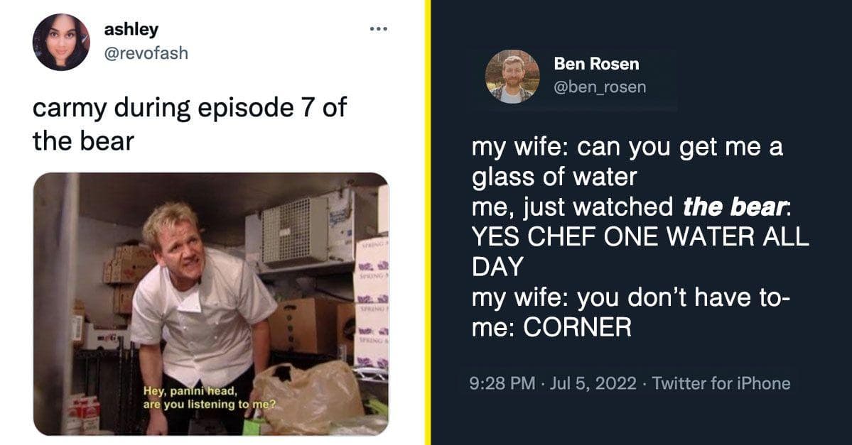 22 Reactions To Hulu's 'The Bear' That Have Us Screaming, 'Yes, Chef!'