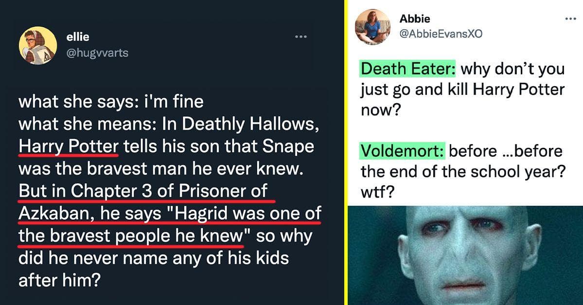 14 Funny Tweets About 'Harry Potter' That Make Some Good Points About ...