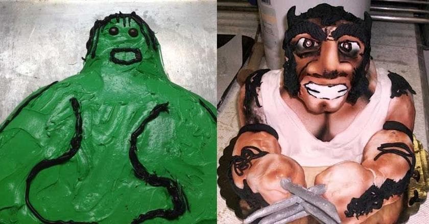 21 Awful Comic Book Cake FAILs That'll Make You Hulk Smash