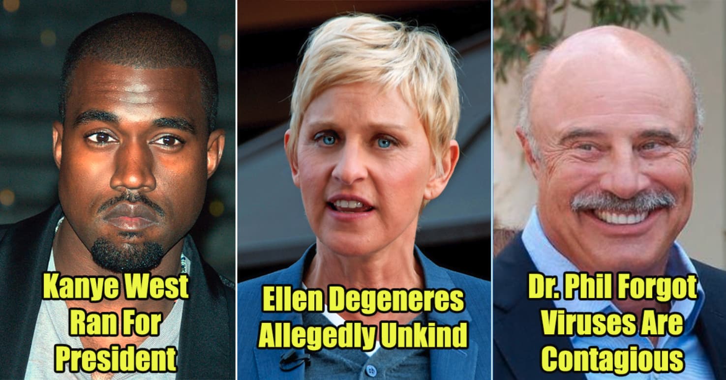 19 Notably Weird And Downright Awkward Things Celebrities Did This Year
