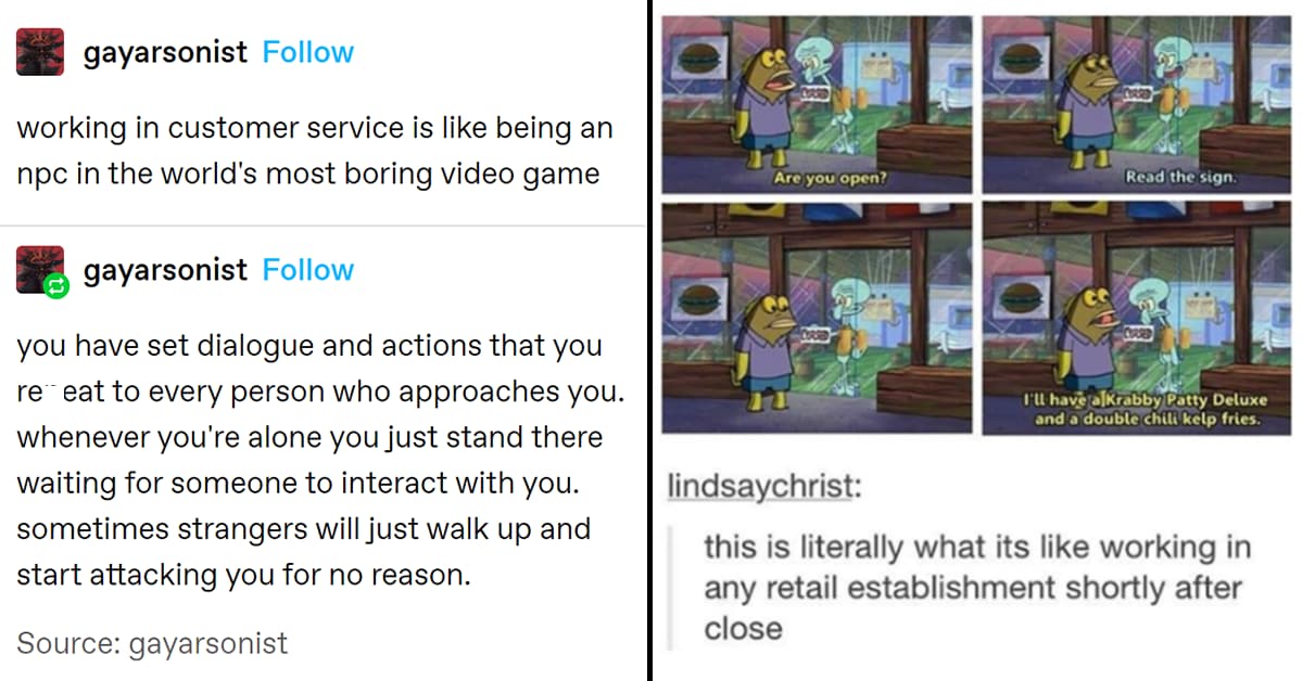 18 Painfully Relatable Tumblr Posts About Working In Retail That ...