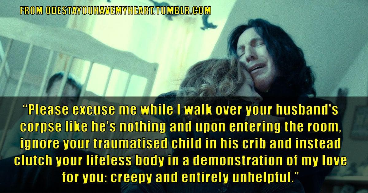 17 Anti Snape Posts That Actually Made A Lot Of Sense