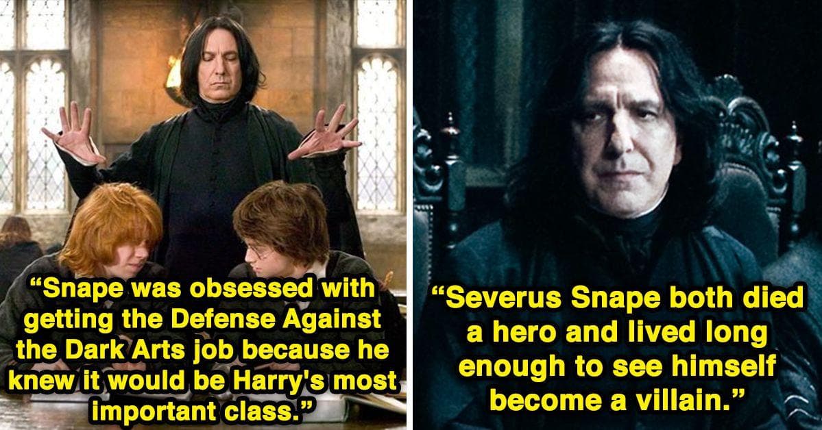 13 Weird Severus Snape Thoughts That Actually Make A Good Point