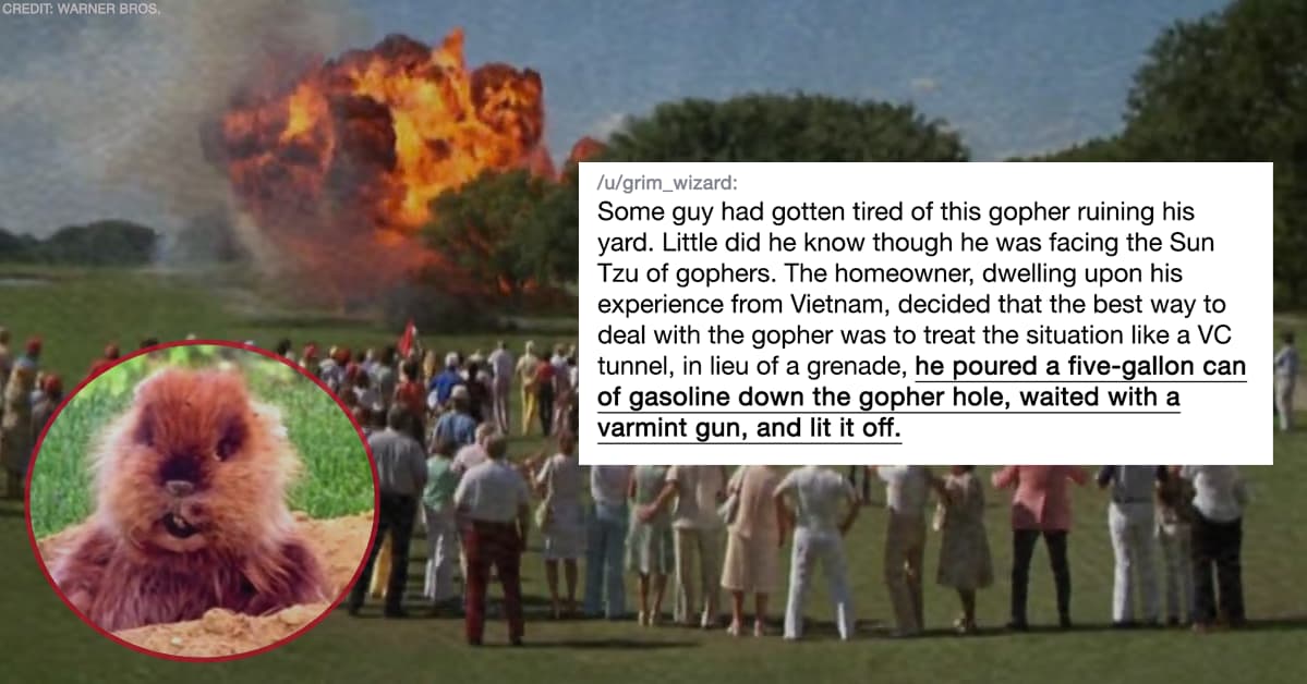 Caddyshack Gopher Explosion
