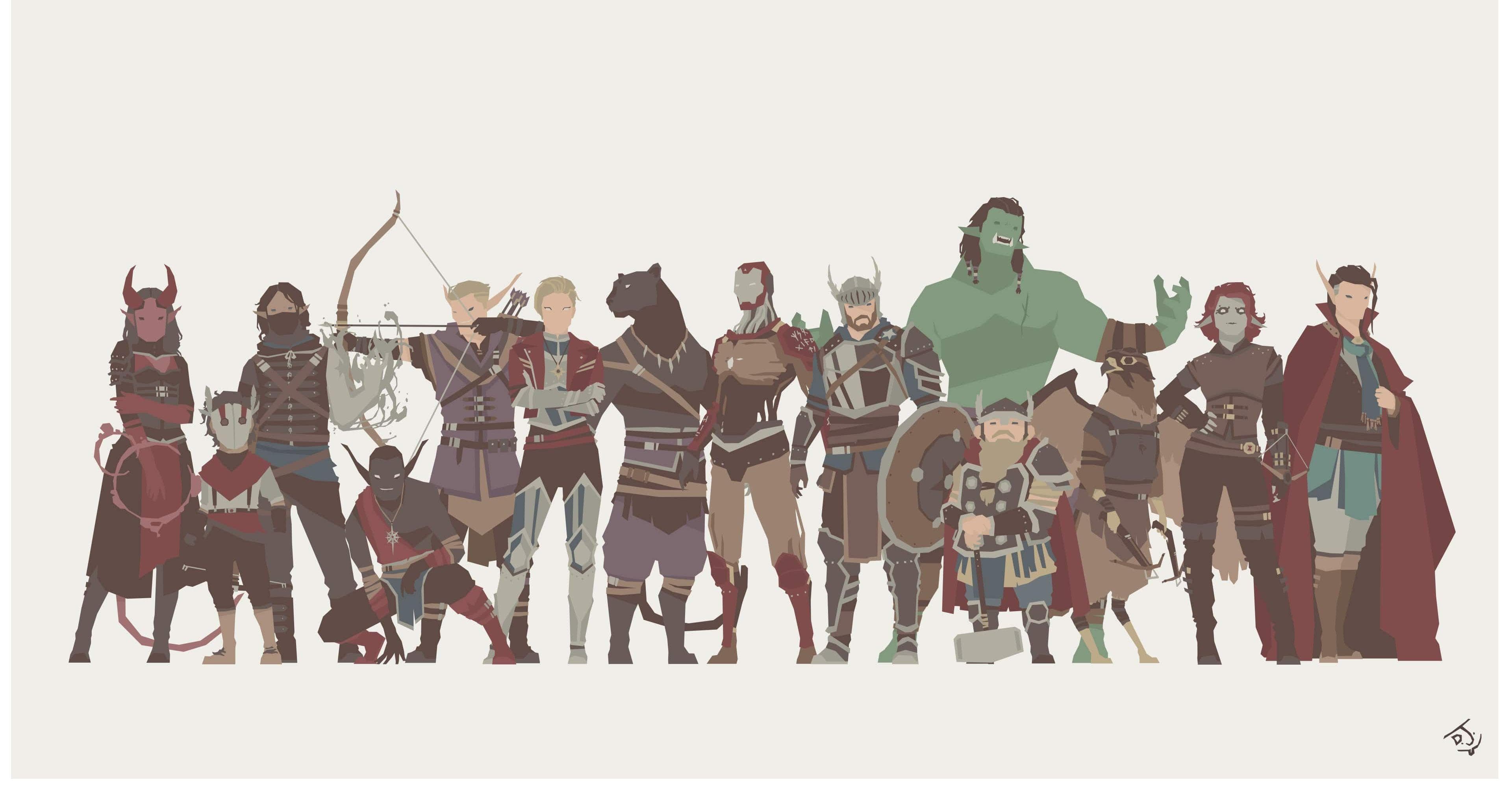 This Instagram Artist Combines MCU Characters With The Dungeons ...