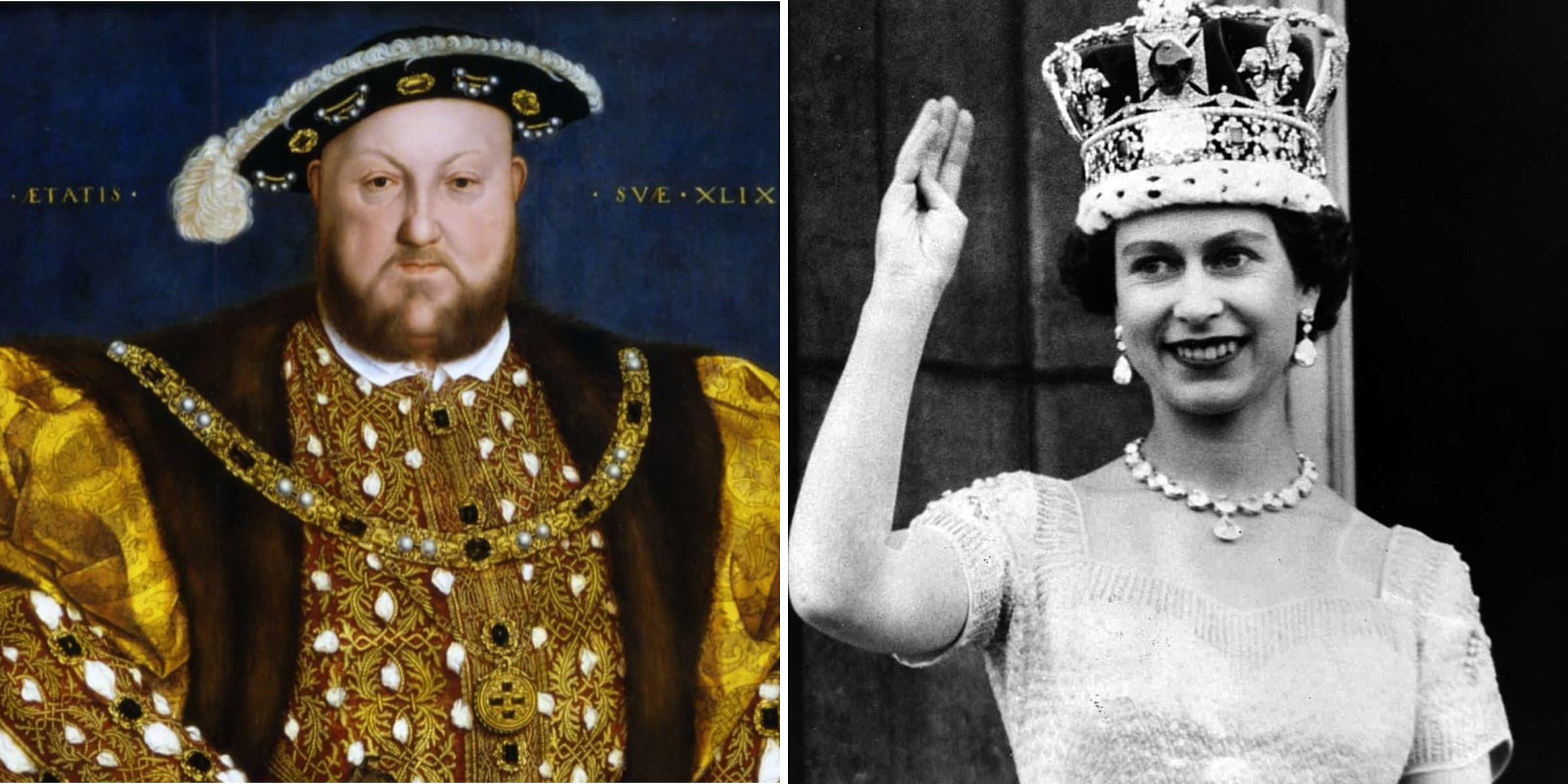 The Different Physical Sizes Of British Monarchs