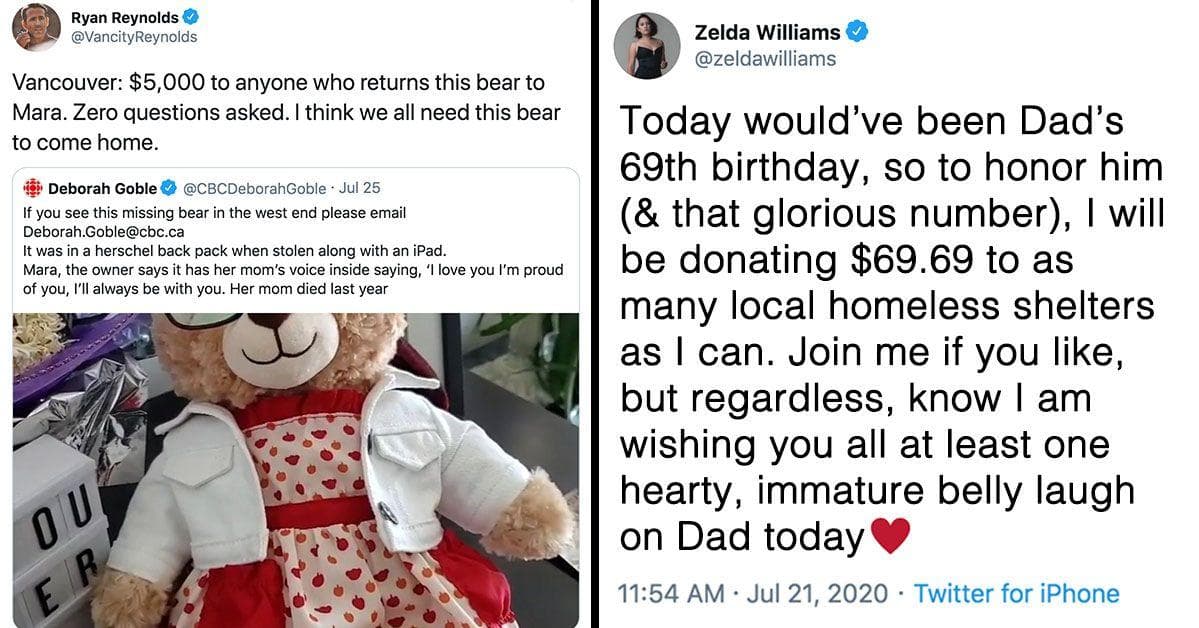 25 Of The Best Celebrity Tweets From July 2020