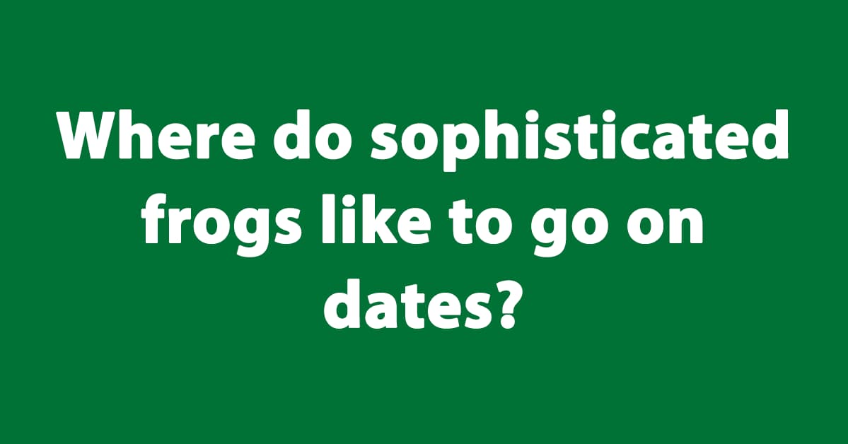 The 25 Best Frog Jokes of All Time, Ranked