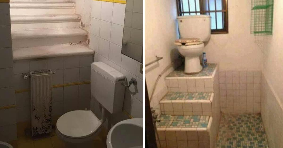 21 Unforgivable Bathroom Design Fails That Gave Us Anxiety