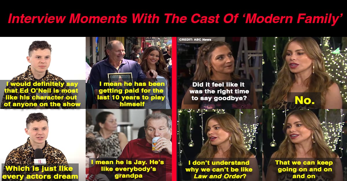 17 Interview Moments With The Cast Of ‘Modern Family’ That Prove They ...