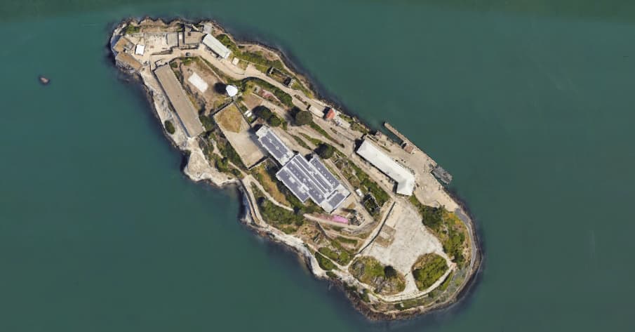 Satellite Images Of Historic And Famous Prisons