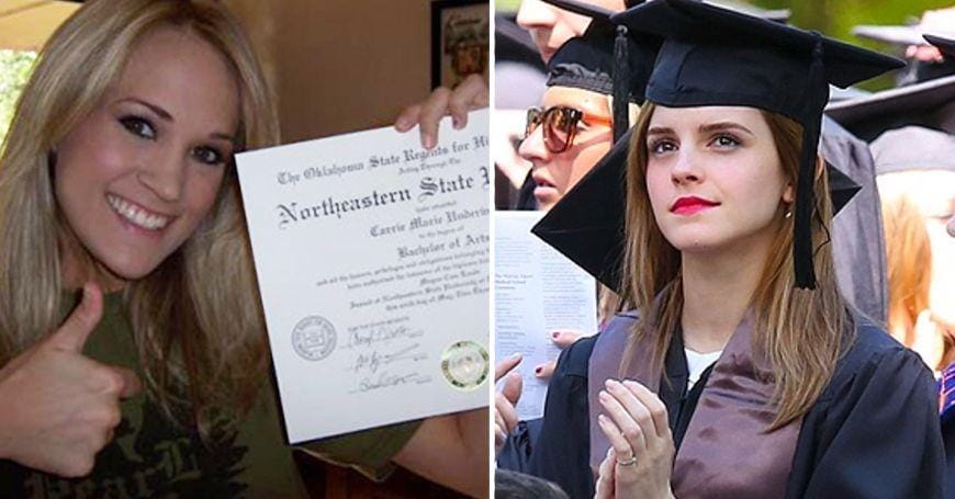 Teen Celebrities Who Graduated from College