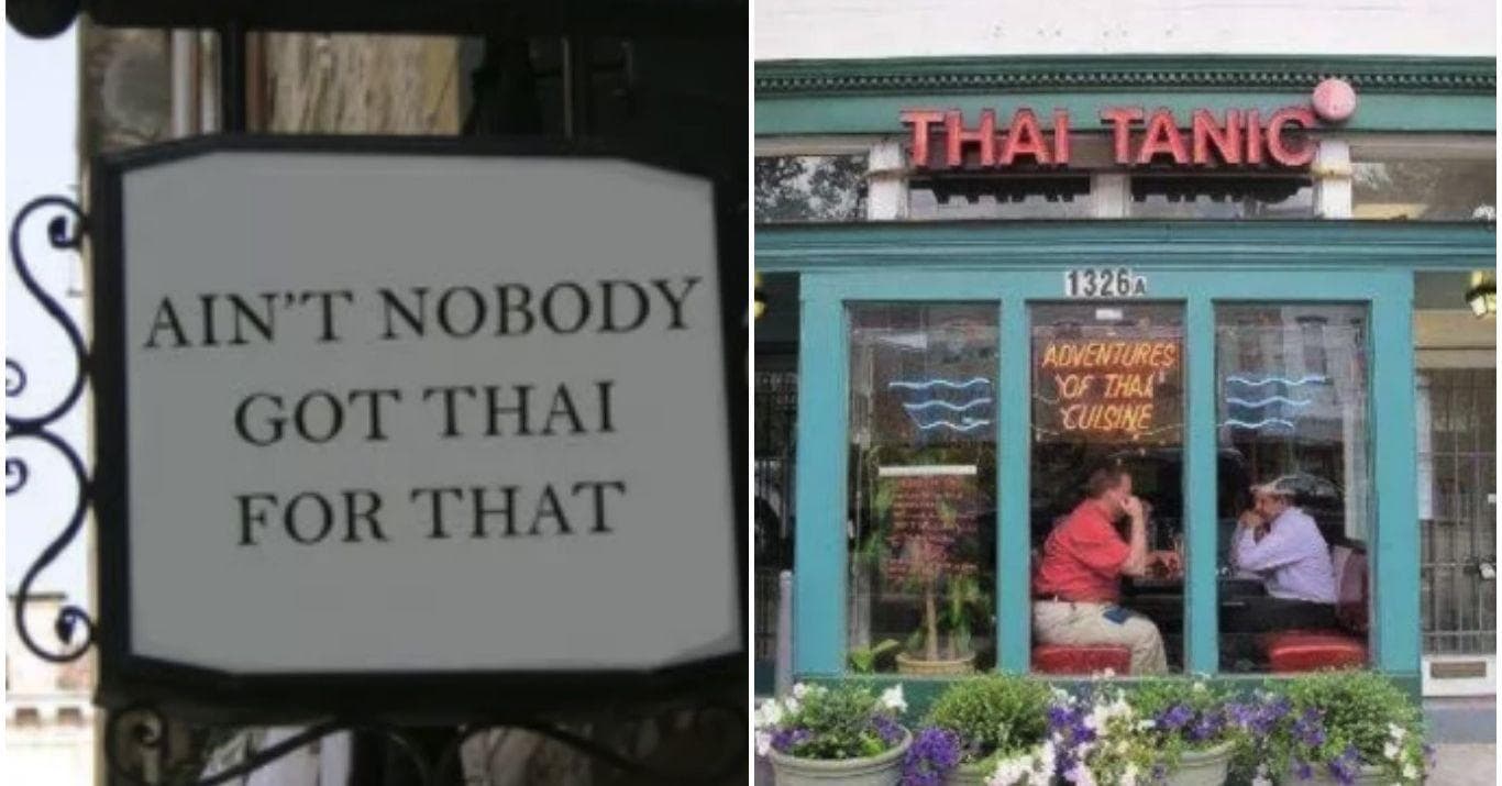 19 Funny Thai Restaurant Name Puns That Are En-Thai-Rely Awesome