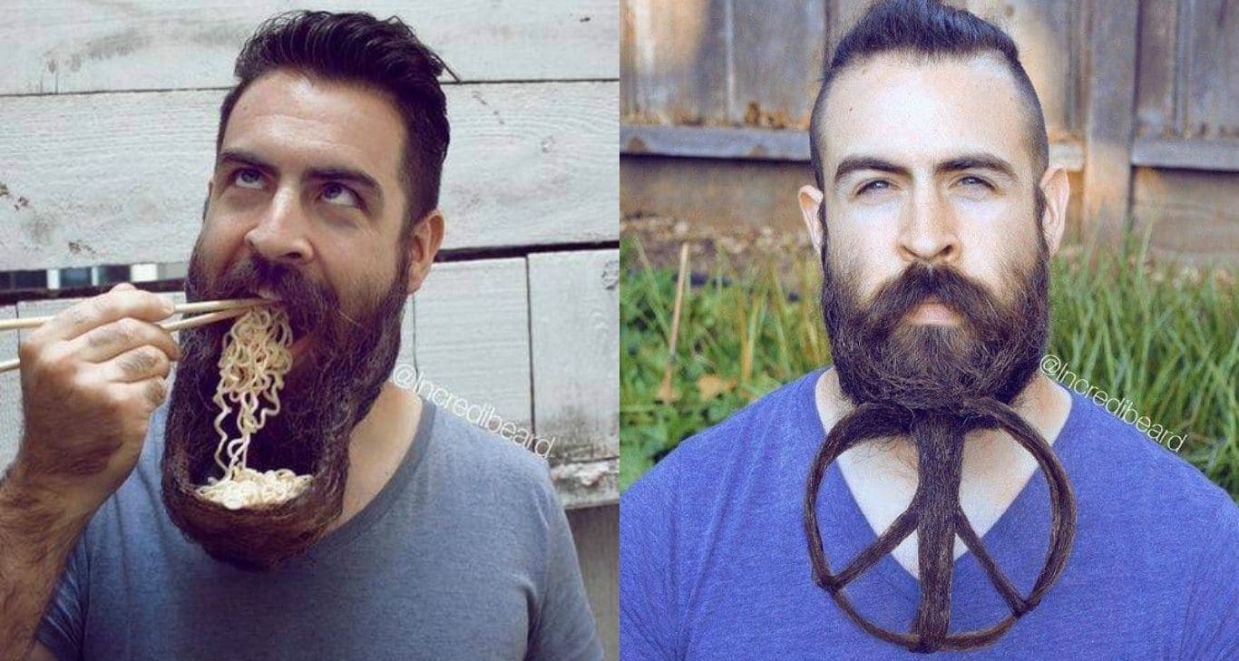 The Funniest Facial Hair Designs That Are Too WTF For Words