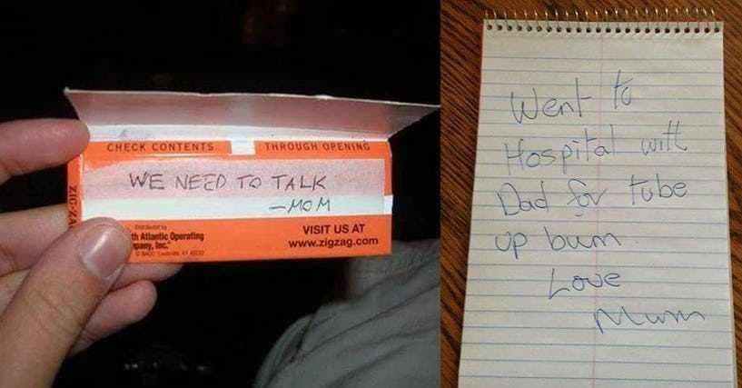 23 Hilarious Notes from Moms and Dads
