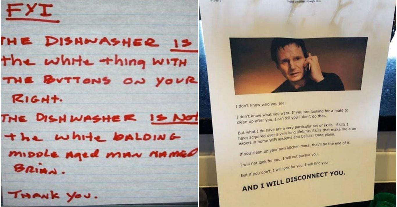 27 Funny Notes From Parents Who Are Sick of Their Kids' Bullcrap