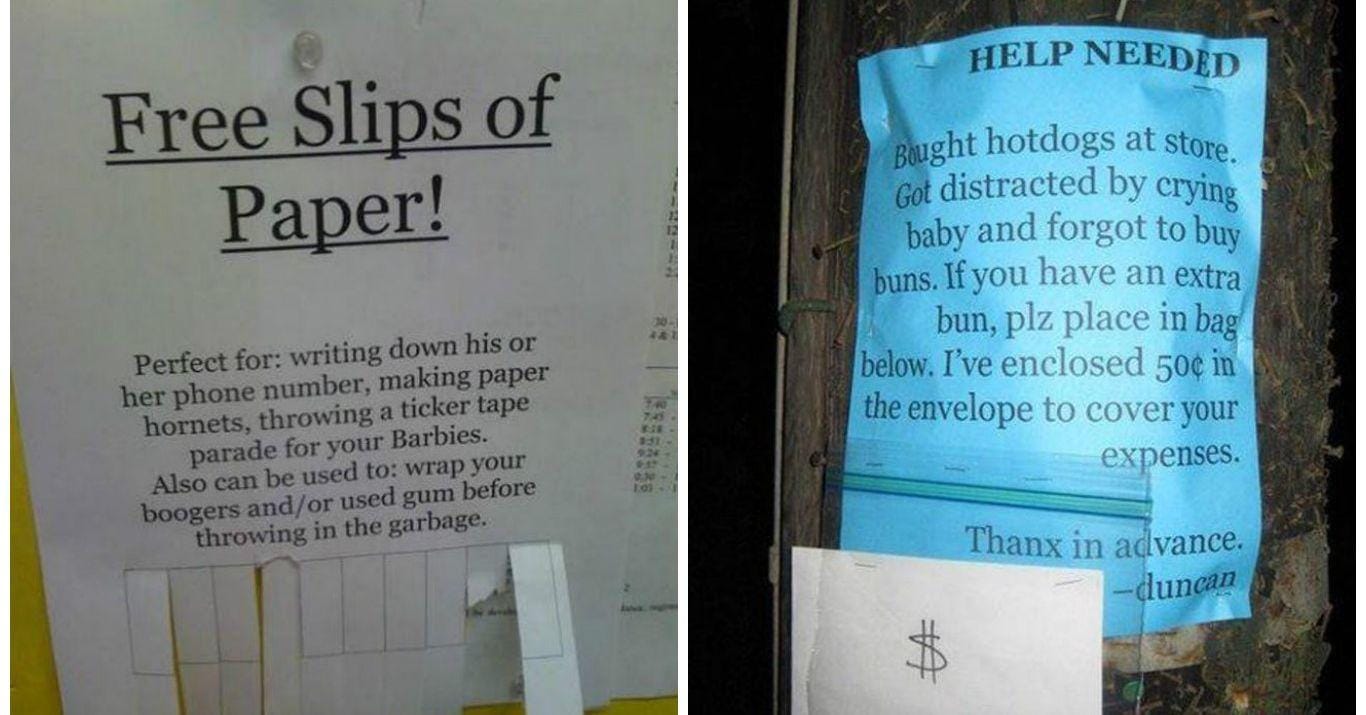 22 Funny Flyers Spotted on College Campuses