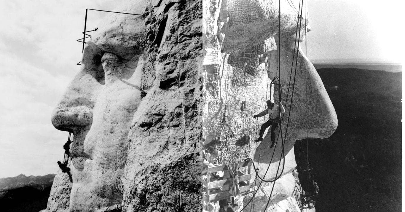 18 Fascinating Photos of Historical Landmarks Under Construction