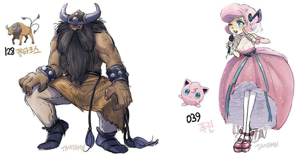 38 Incredible Drawings of Pokemon As Humans