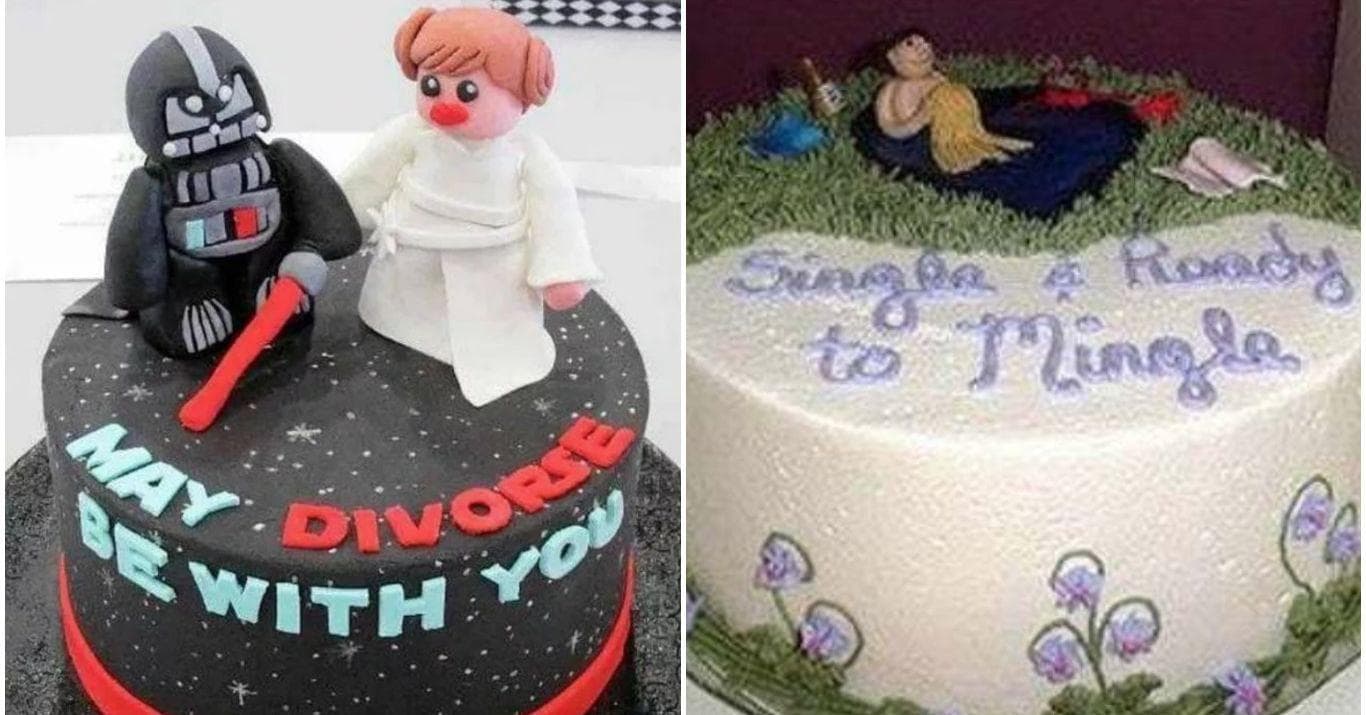 28 Brutally Funny Divorce Cakes To Send to Your Ex