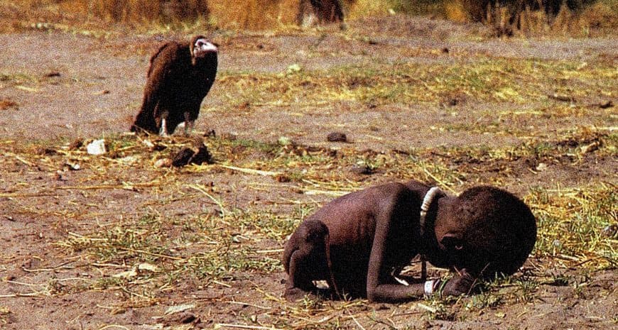 The Sad Story Behind The Photo Of The Vulture And The Little Girl