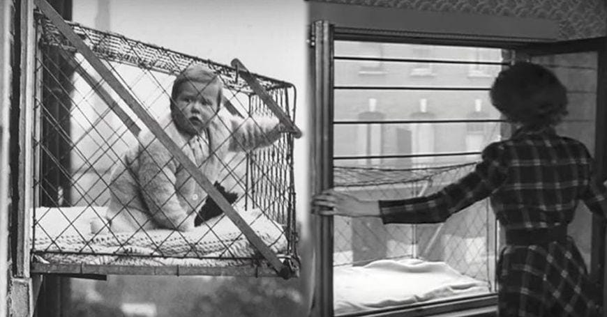 The History of Horrifying "Baby Cages" and How They Were Used