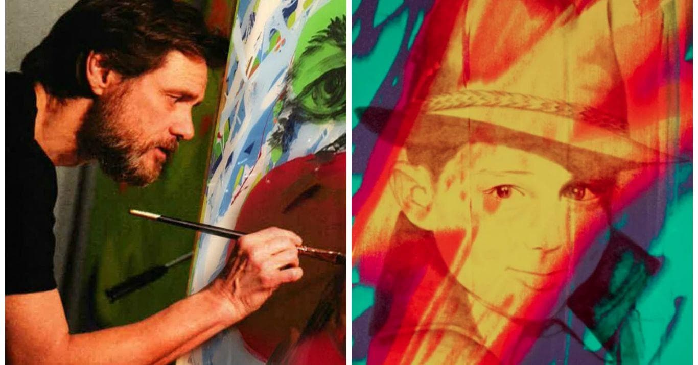 Jim Carrey Has A Hidden Love For Art, And His Paintings Are Actually ...