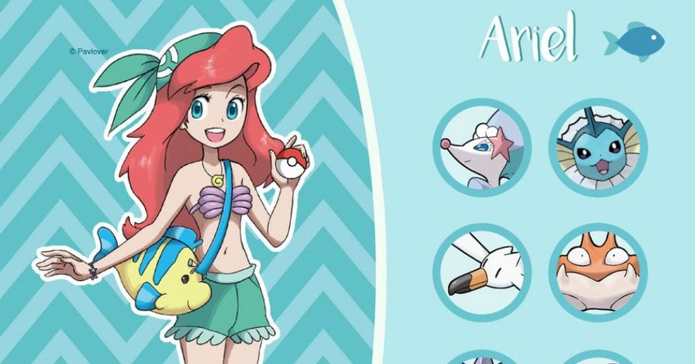 Disney Princesses Pick Their Pokémon Teams In This Fan Art Crossover 9557