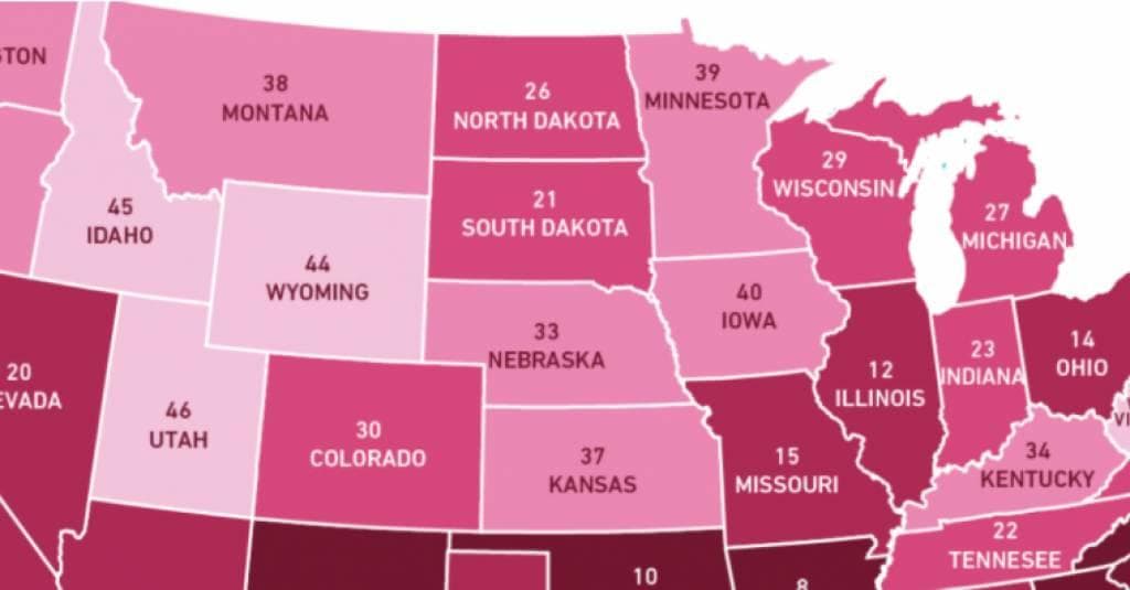 This Map Reveals The States In America With The Most STIs