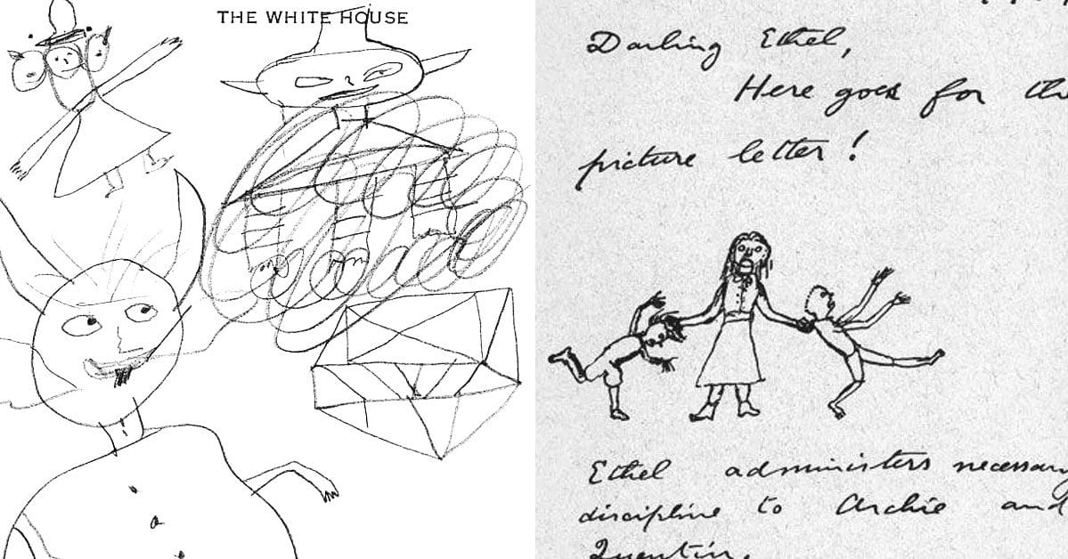 14 Doodles From The Oval Office | Presidential Drawings