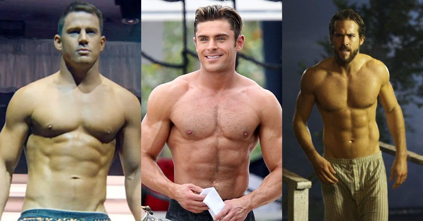 Male Celebrities with the Best Abs | Famous Men with Abs
