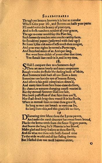 Best Shakespeare Sonnet | List of Famous Shakespearean Sonnets
