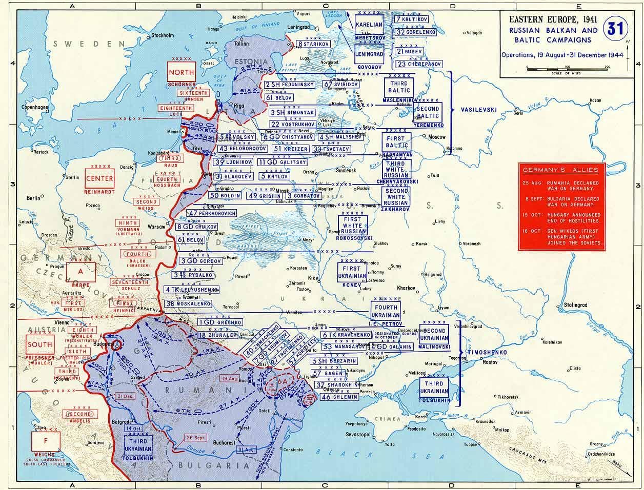 Eastern Front Battles | List of Battles in the Eastern Front (77 Items)
