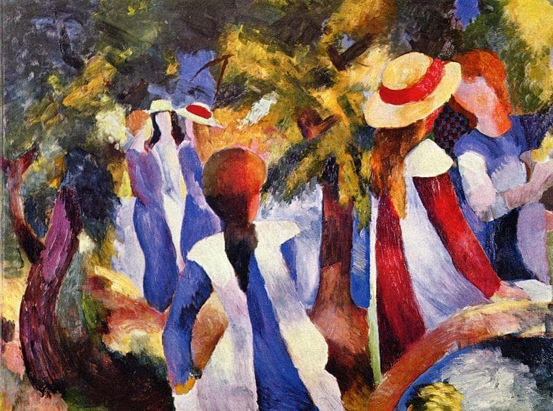 Artwork by August Macke List | August Macke Paintings & Sculptures