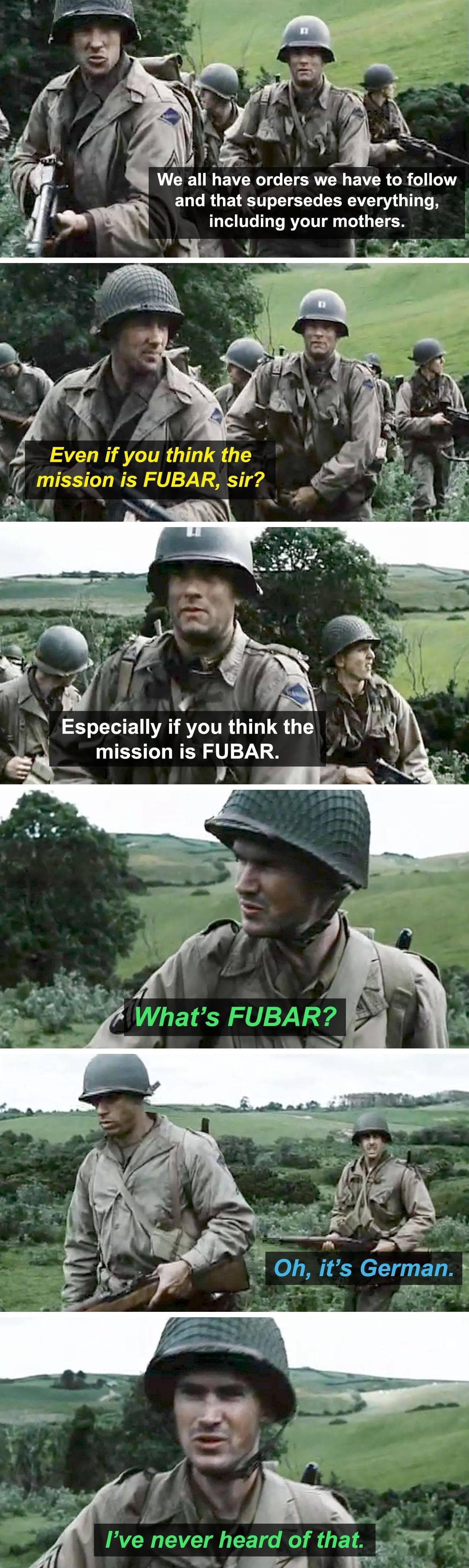 Funny Moments In Serious War Films