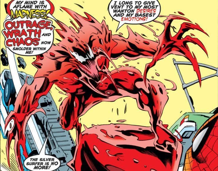 Characters Who Host The Carnage Symbiote Other Than Cletus Kasady