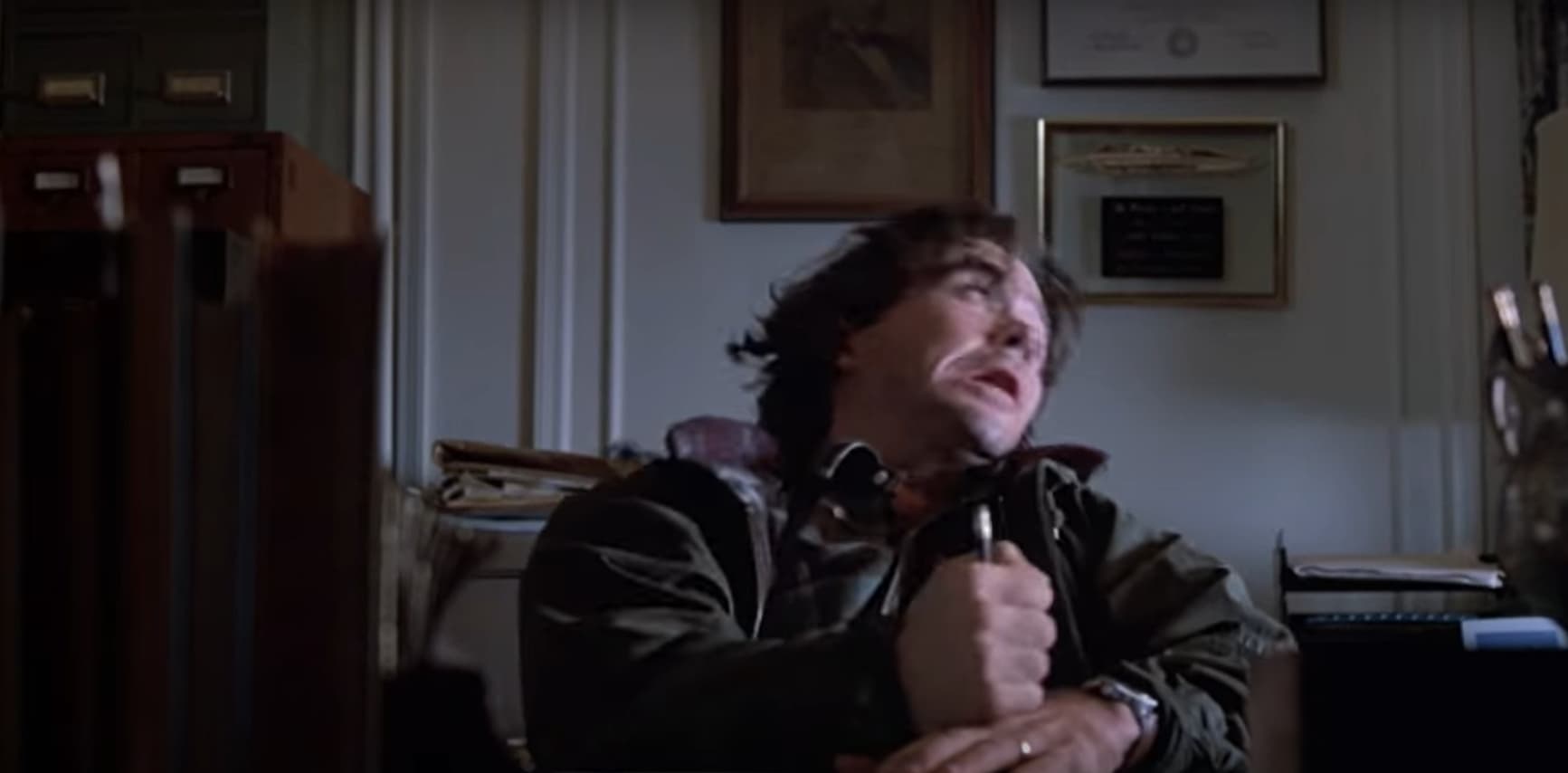 14 Violent Movie Scenes That Prove The Pen Is Mightier Than The Sword