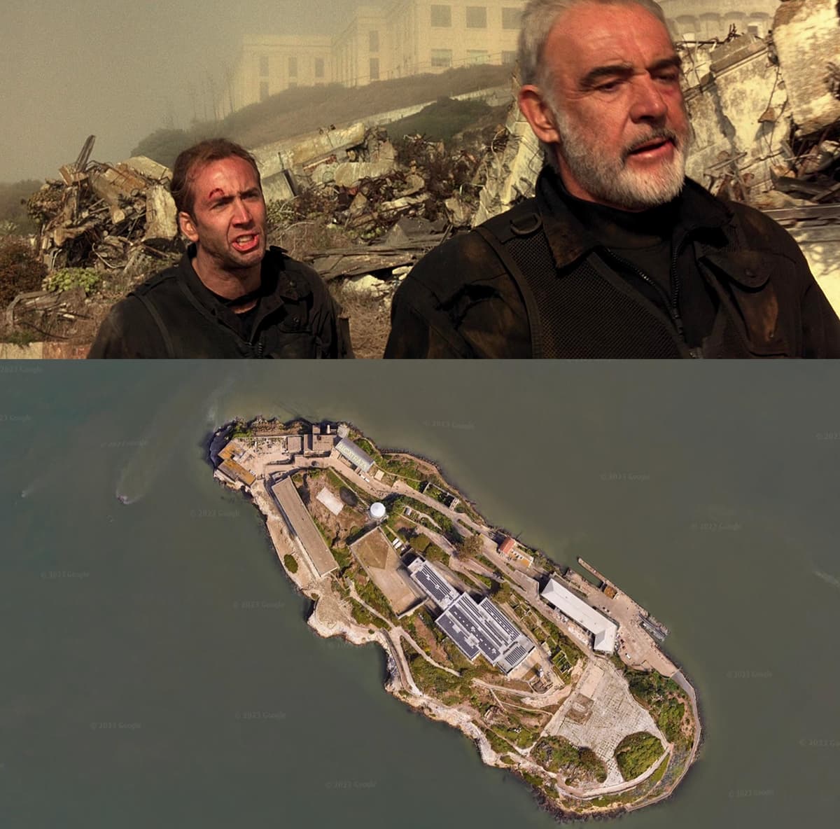 Satellite Images Of Blockbuster Movie Locations