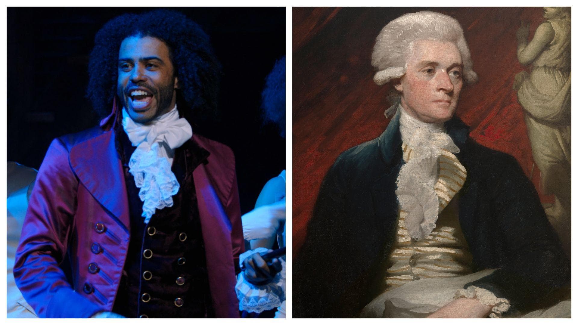 Cast of Hamilton Vs. Real People