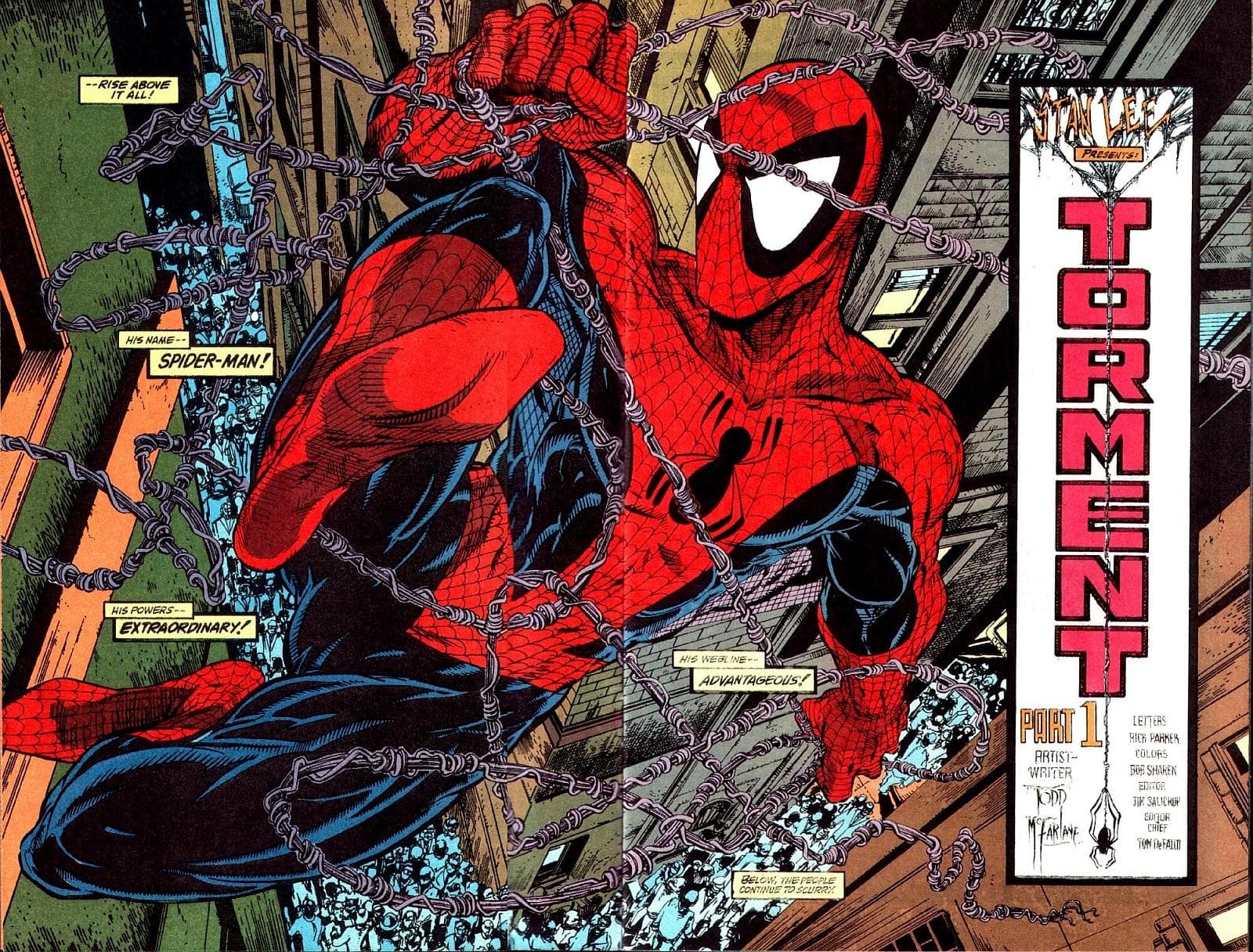 Spiderman Comic Art