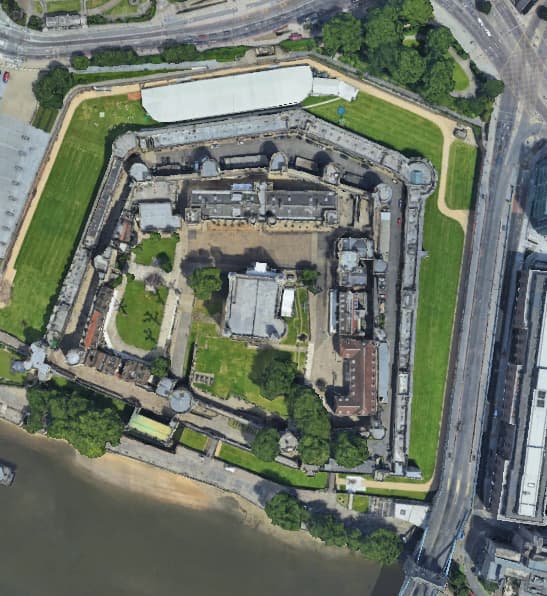 Satellite Images Of Historic And Famous Prisons