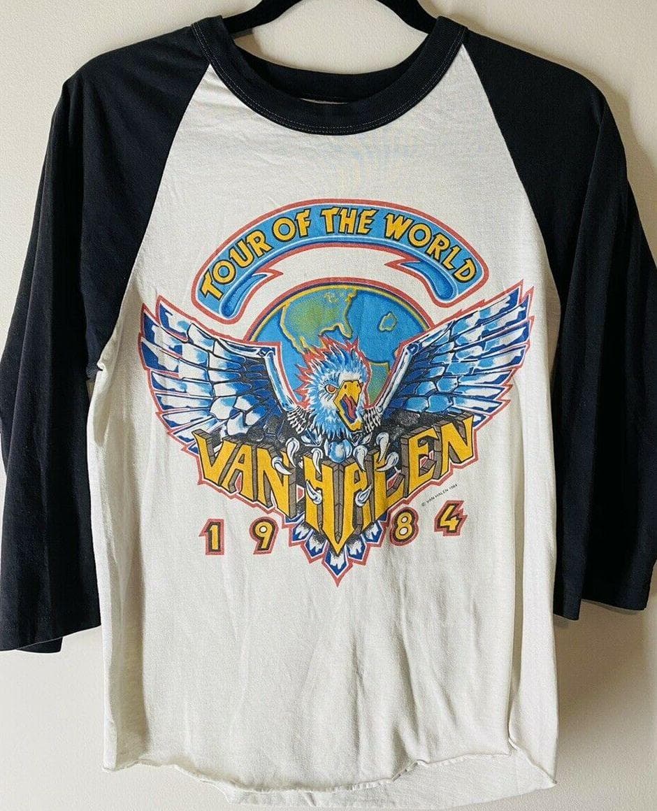 Rock Band T-Shirts From The 1980s