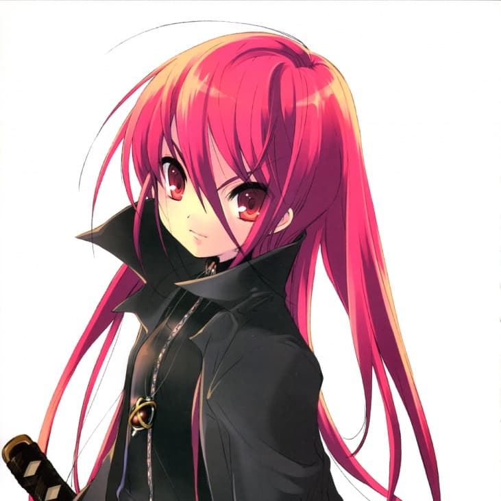 Anime Girl With Red Hair And Sword