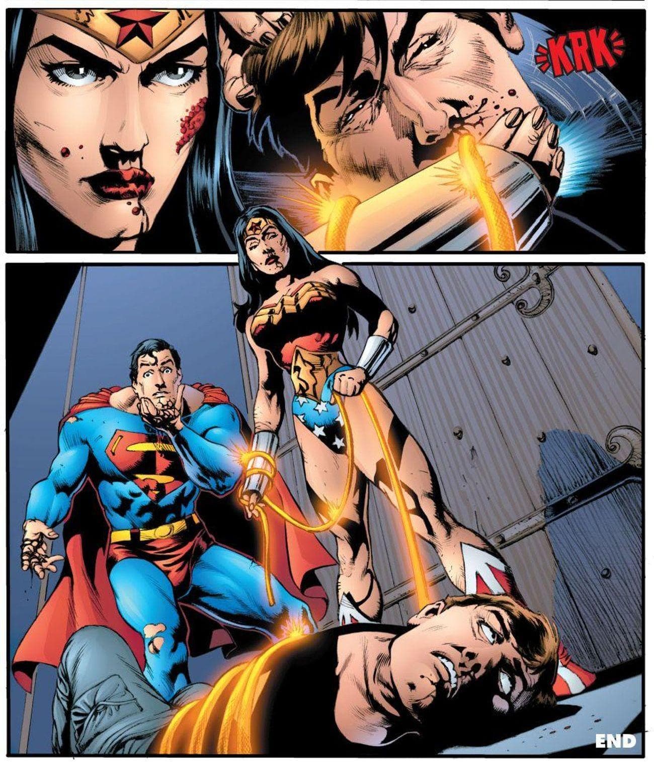 Comic Book Superheroes With Blood On Their Hands