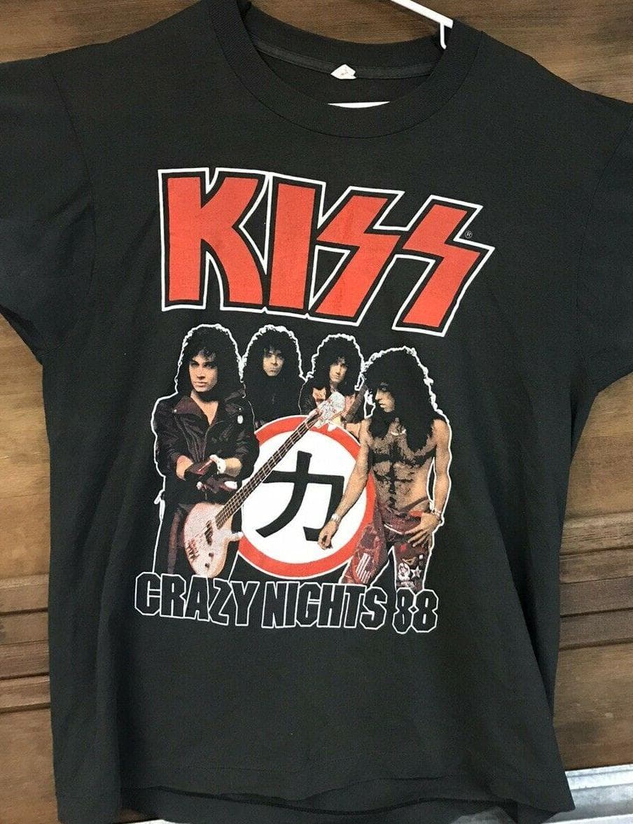 Rock Band T-Shirts From The 1980s